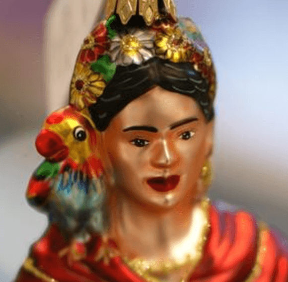 Frida Kahlo Christmas Ornament – Zinnia Folk Arts